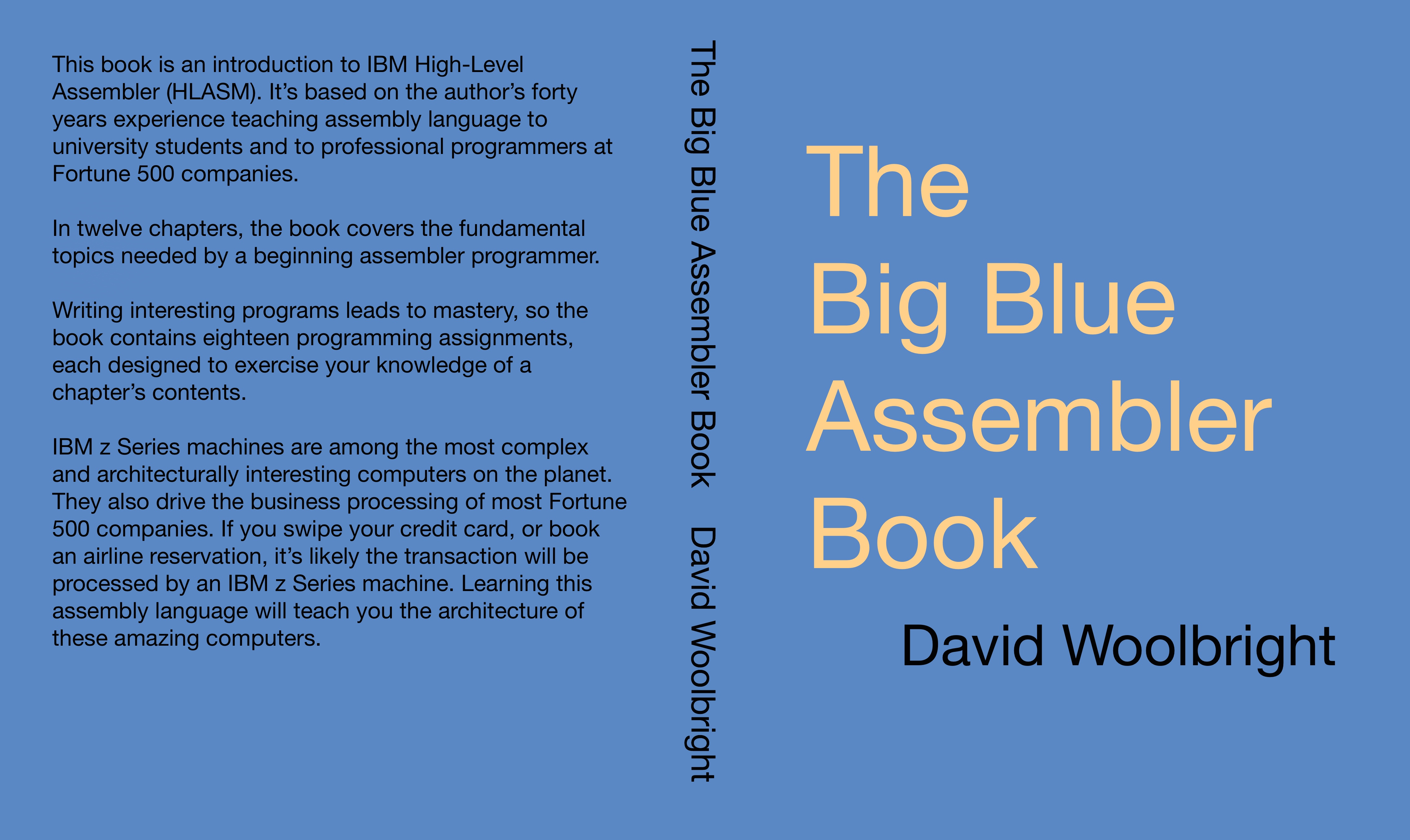 The Big Blue Assembler Book – The Punctilious Programmer